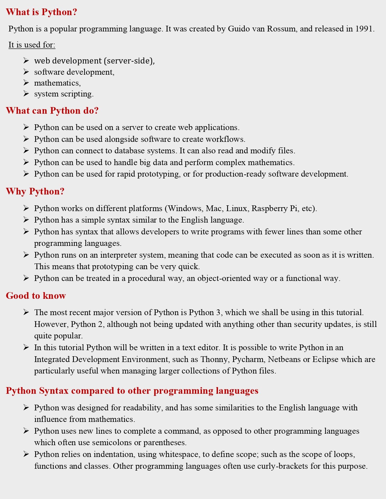 Python From Scratch (Python Tutorial) PDF – Connect 4 Programming