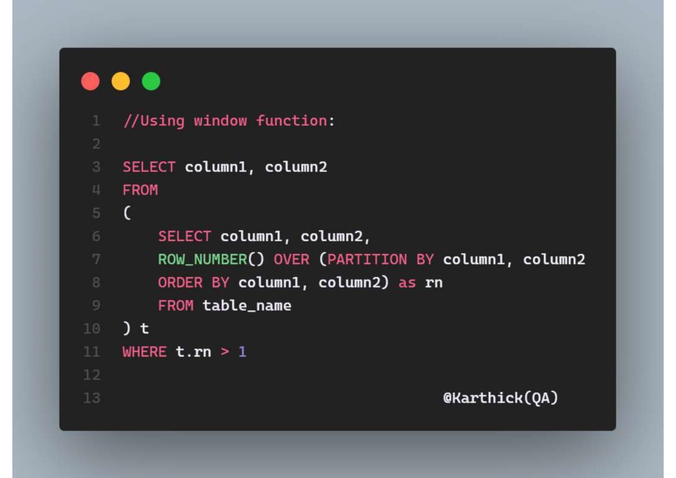 SQL Find Duplicate Rows Short Pdf Guide Connect 4 Programming