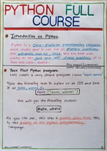 Python Full Course Handwritten - Connect 4 Programming