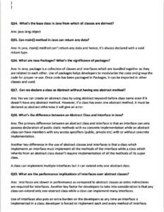 Top 100 Java Interview Questions and Answers – Connect 4 Programming