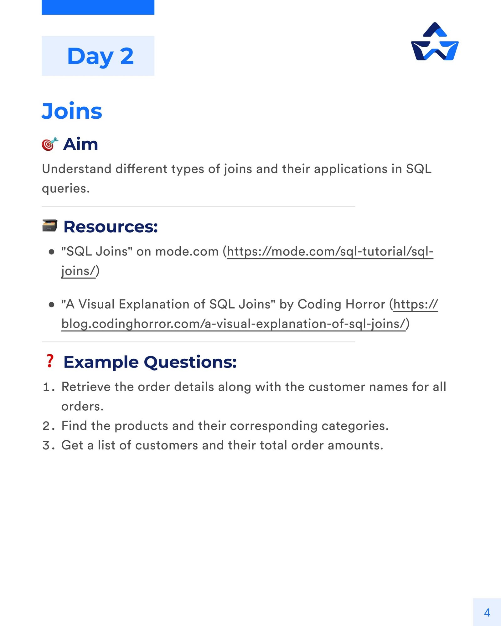 Advanced SQL in Just 10 Days (PDF) - Connect 4 Programming