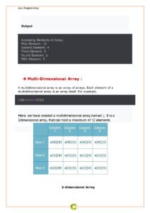 Array in Java PDF - Connect 4 Programming
