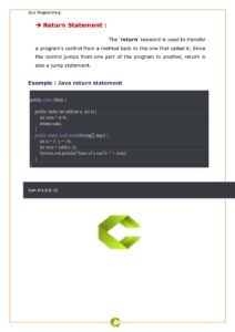 Jump Statement in Java: PDF Guide – Connect 4 Programming