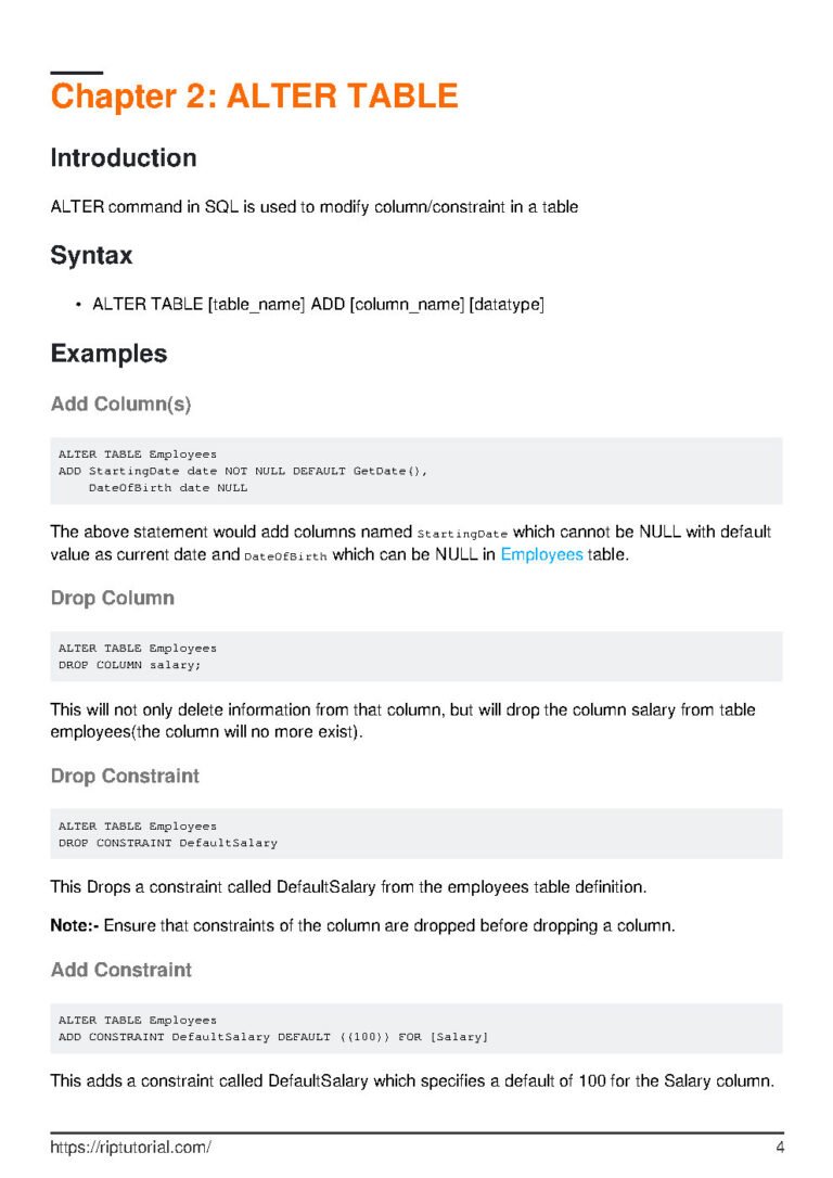 Learning Sql Pdf Guide Unlocking The Power Of Database Querying Connect 4 Programming