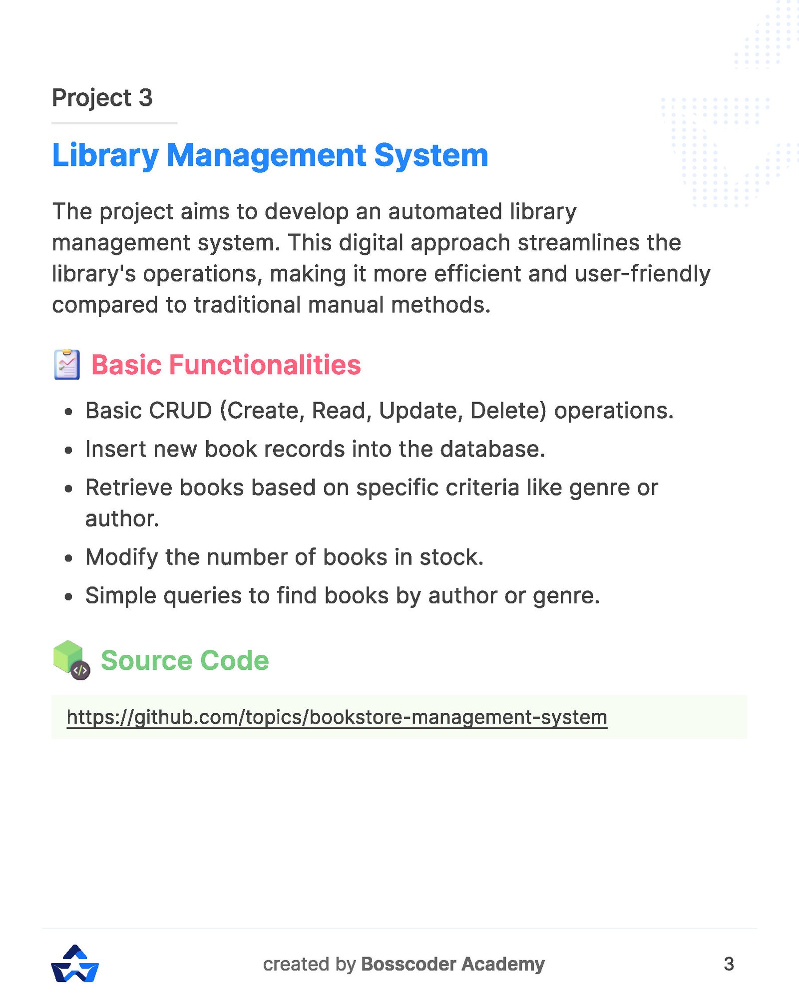 SQL Project Handbook (PDF) - Connect 4 Programming