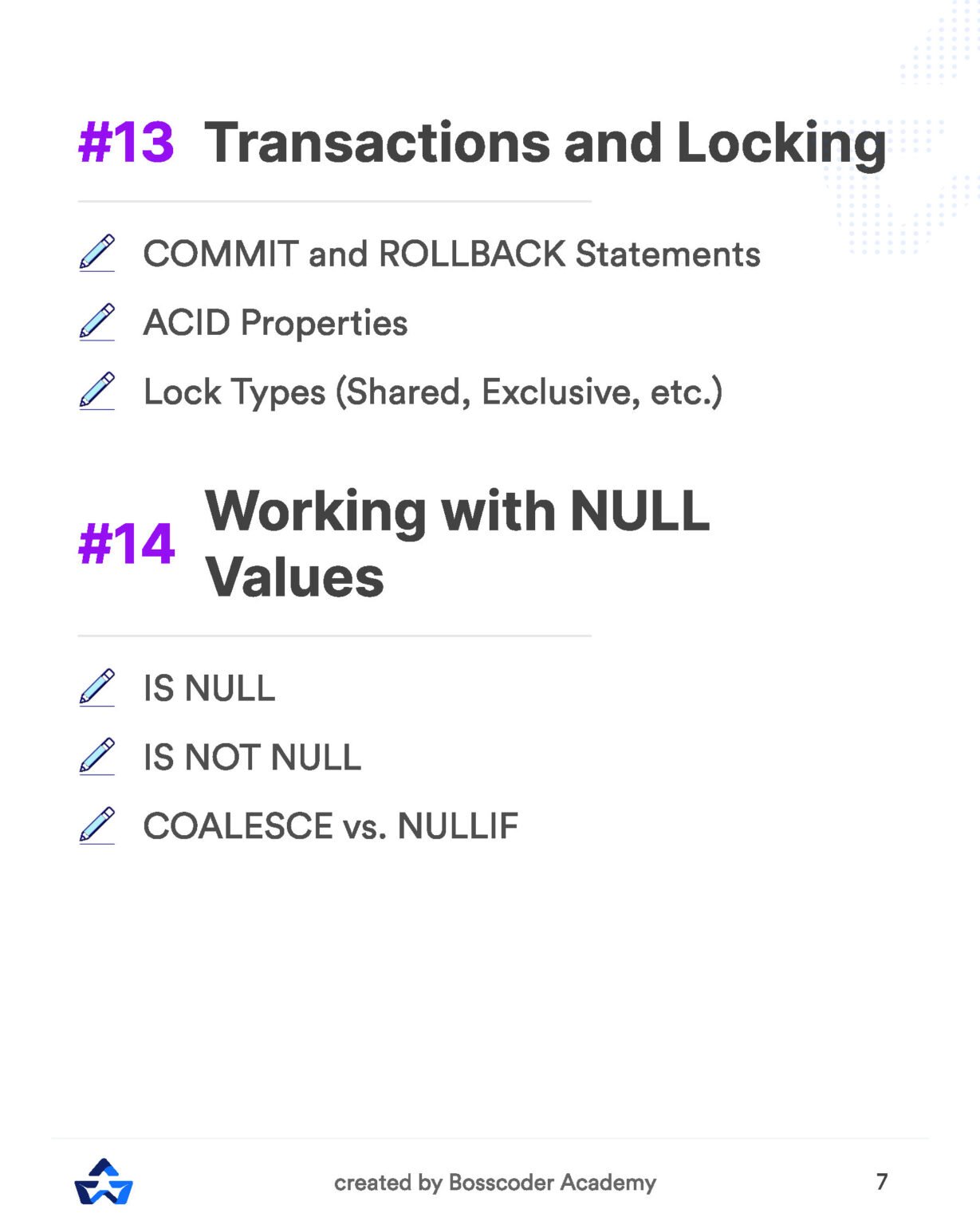 The Ultimate SQL Guide – Connect 4 Programming