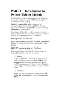 Tkinter GUI Projects with Python PDF Guide - Connect 4 Programming